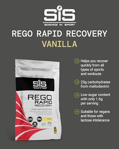 Vanilla flavour vegan protein supplement