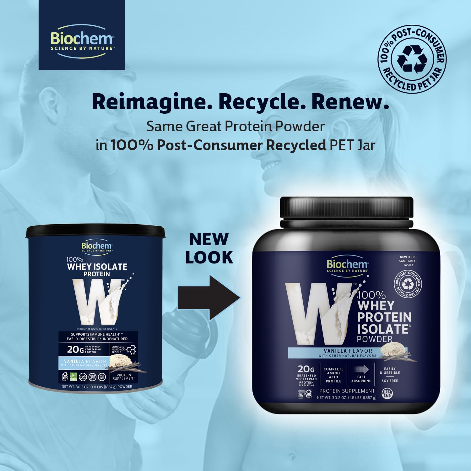 vanilla flavour whey protein powder
