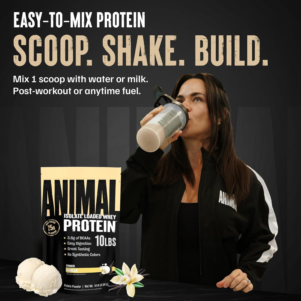 vanilla flavour whey protein powder