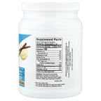 vanilla flavour whey protein supplement