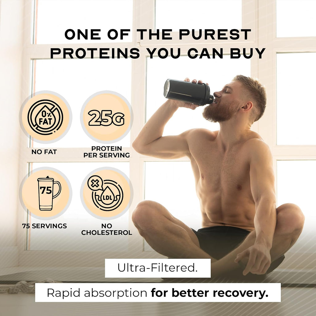 vanilla flavour whey protein supplement
