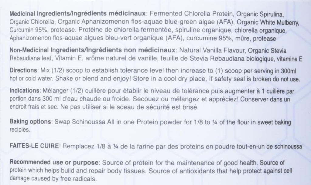 vanilla flavoured chlorella powder