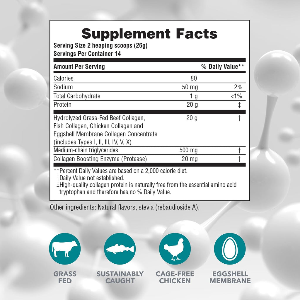 vanilla flavoured collagen supplement