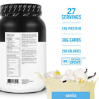 Vanilla flavoured protein for athletes