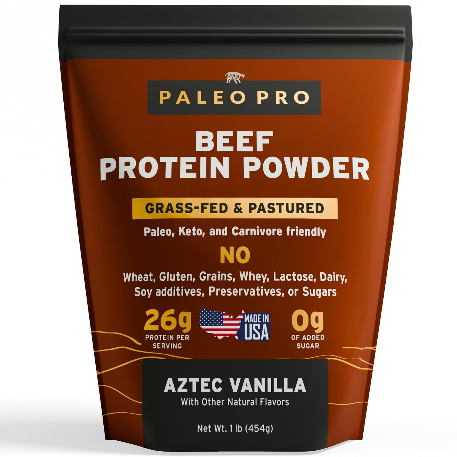 vanilla grass fed beef protein powder