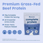 Vanilla grass-fed beef protein