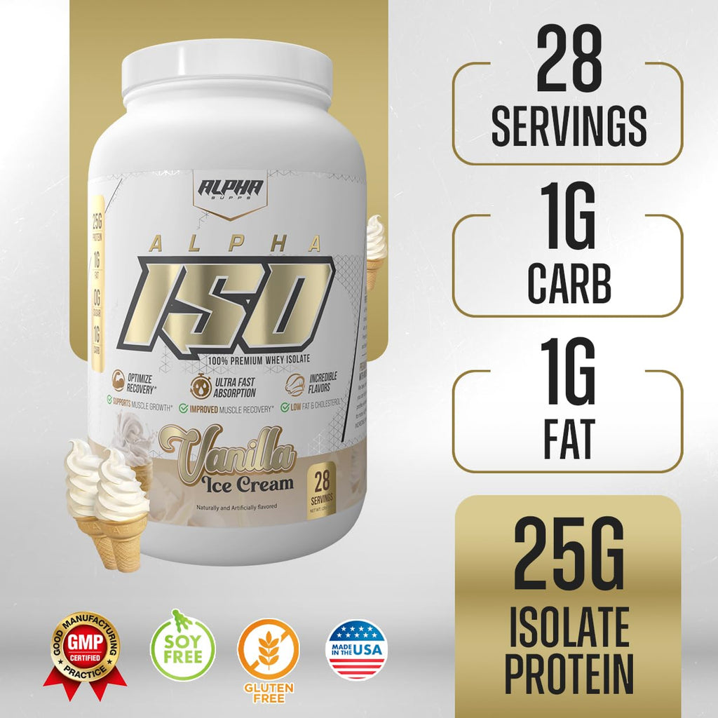 Vanilla ice cream protein powder