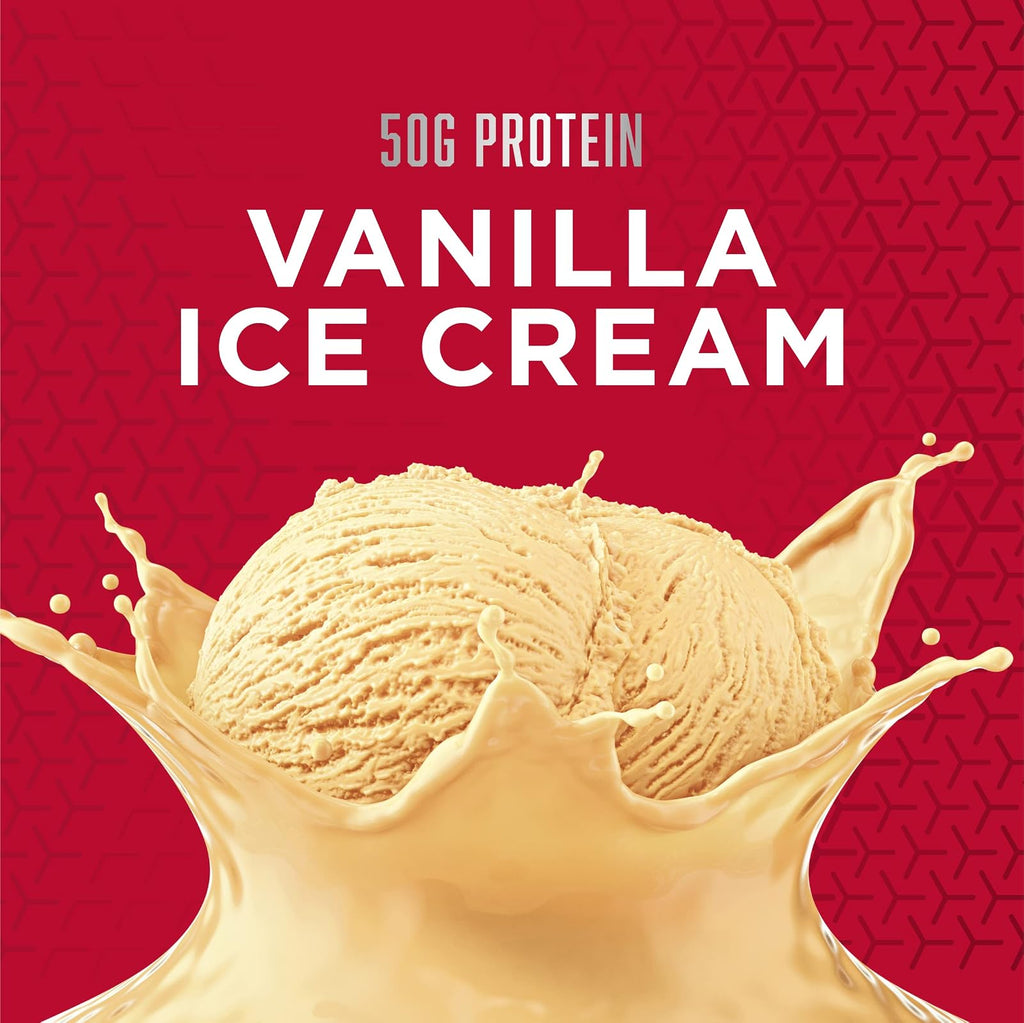 Vanilla ice cream weight gainer protein