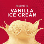 Vanilla ice cream weight gainer protein