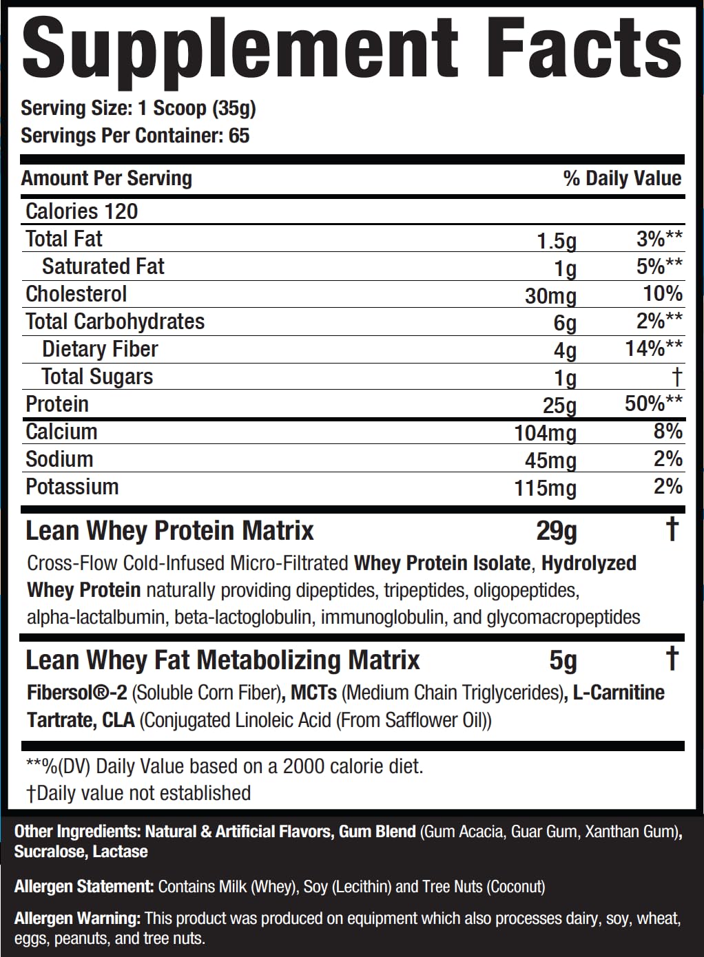 Vanilla ice cream whey protein powder