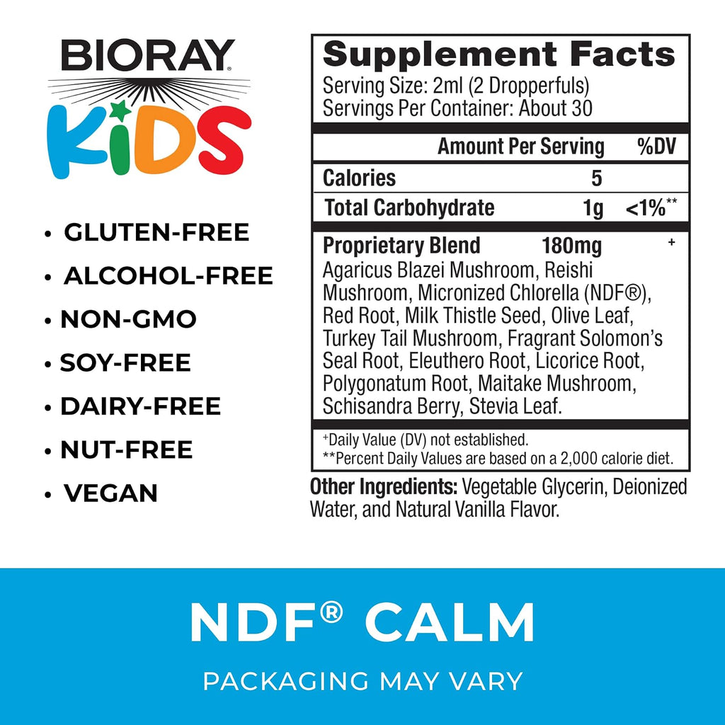vanilla kids NDF Calm formula