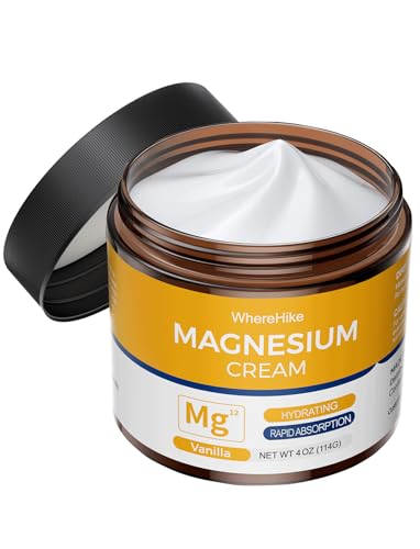 vanilla magnesium cream for soothing relief