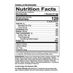 Vanilla milkshake plant protein option