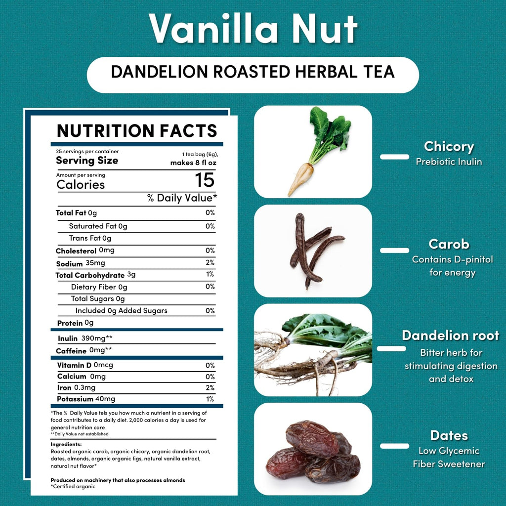 vanilla nut herbal tea blend