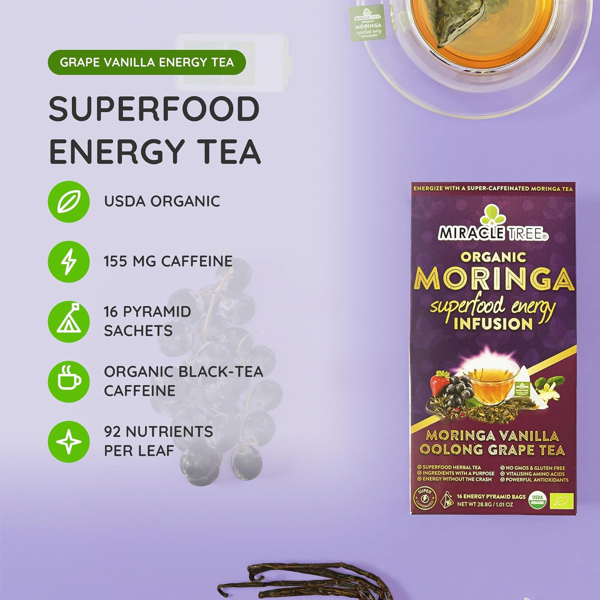 vanilla oolong grape herbal tea