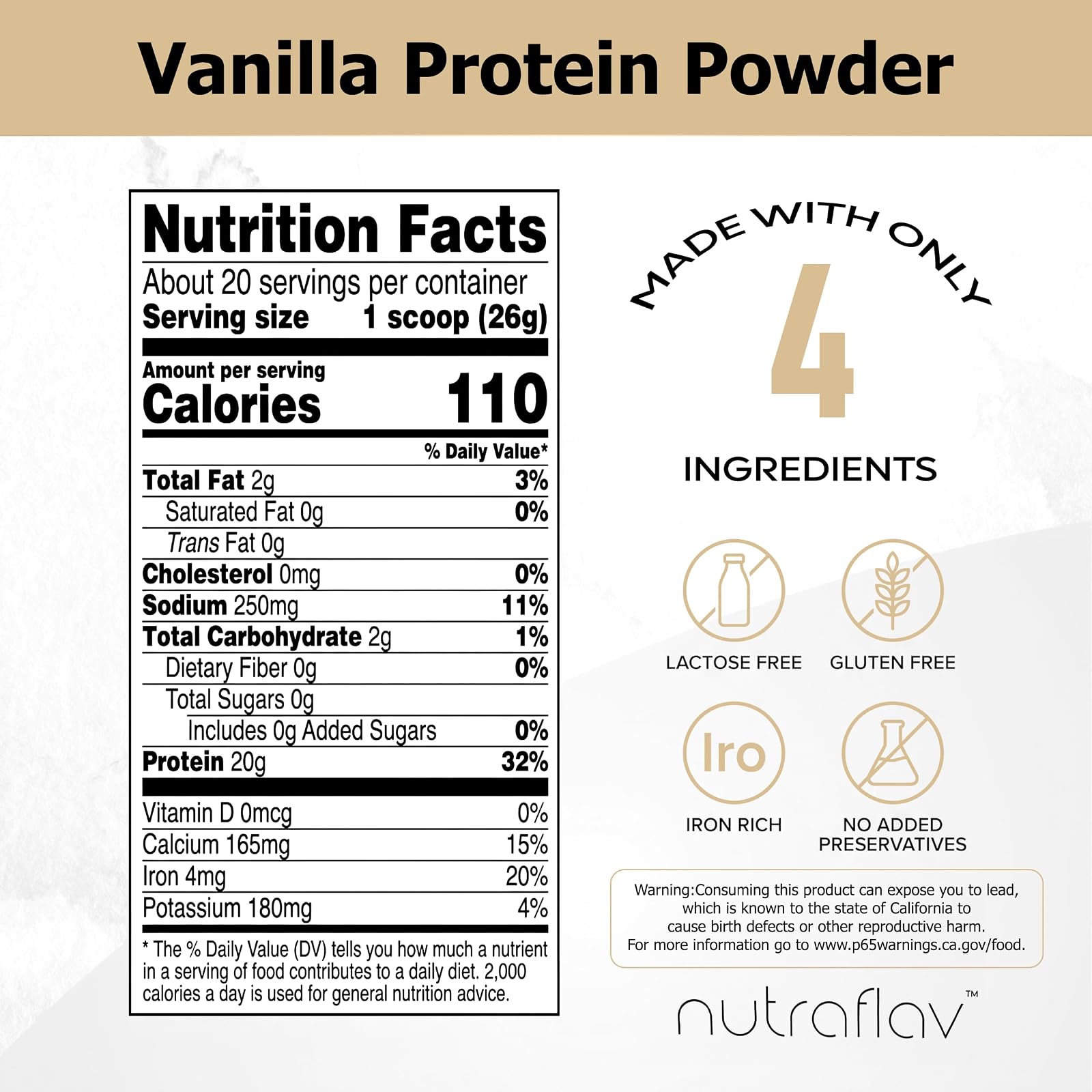 vanilla pea protein for protein bars