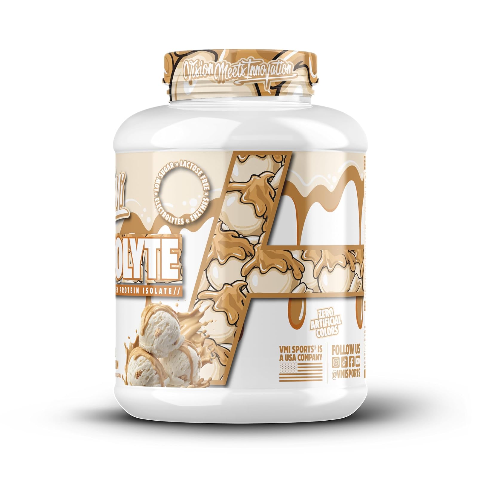 Vanilla peanut flavour whey protein