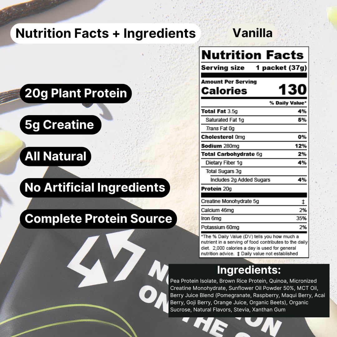 vanilla plant based protein powder
