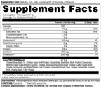 Vanilla plant based protein powder