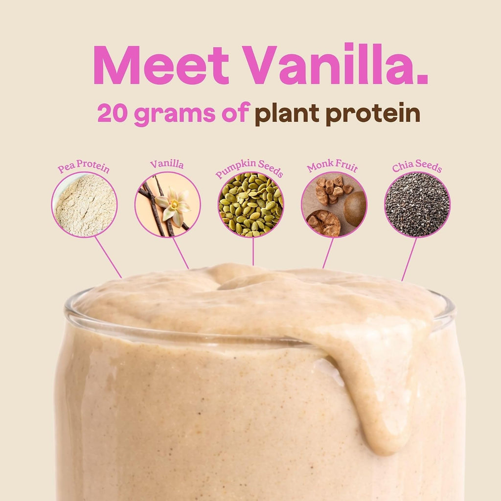 vanilla plant based protein shake