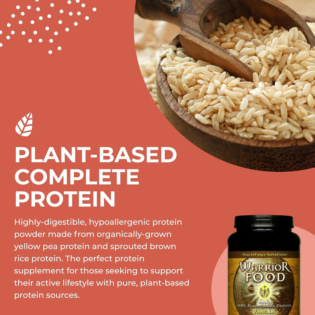 Vanilla plant protein for smoothies