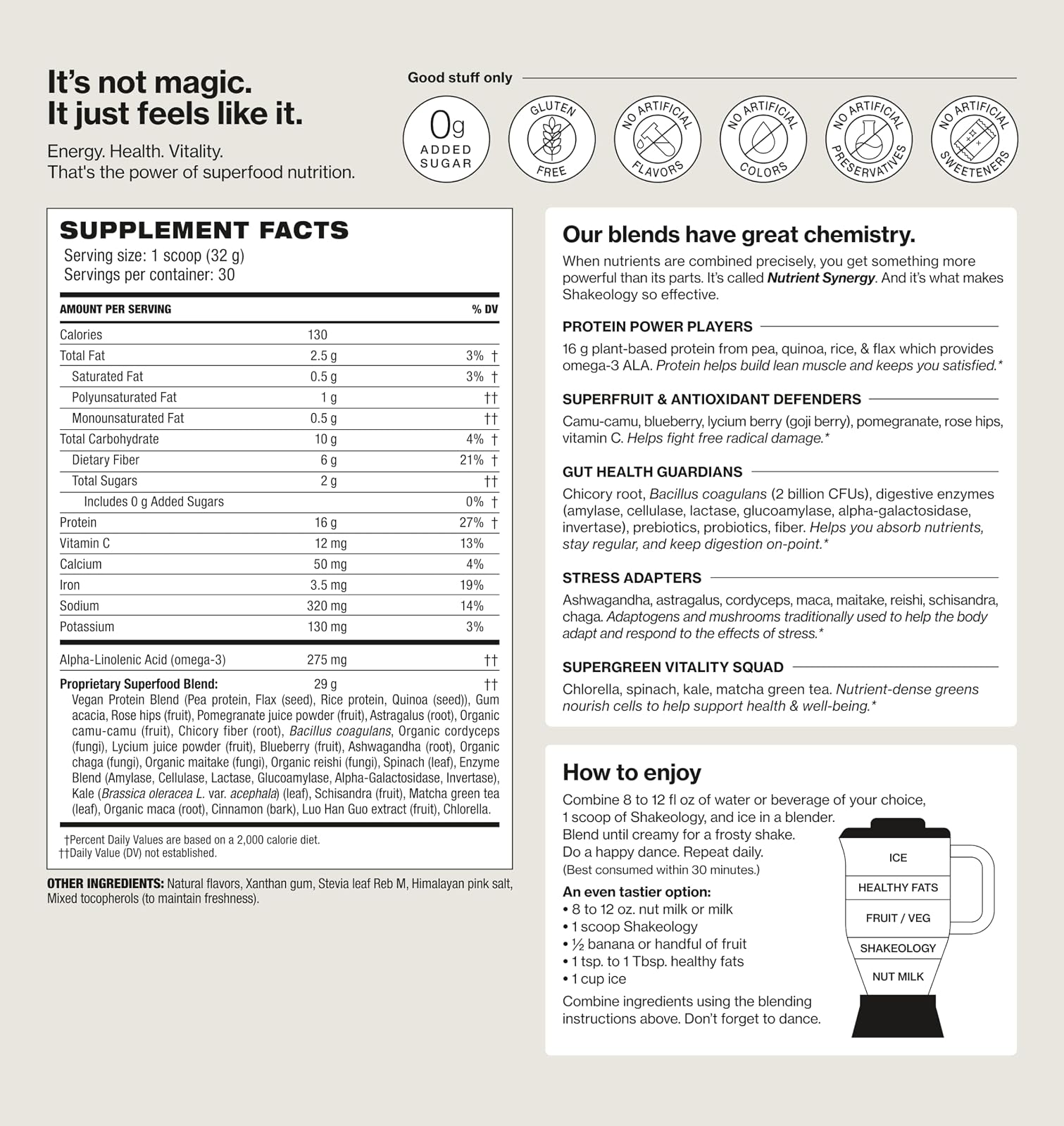 vanilla plant protein for smoothies