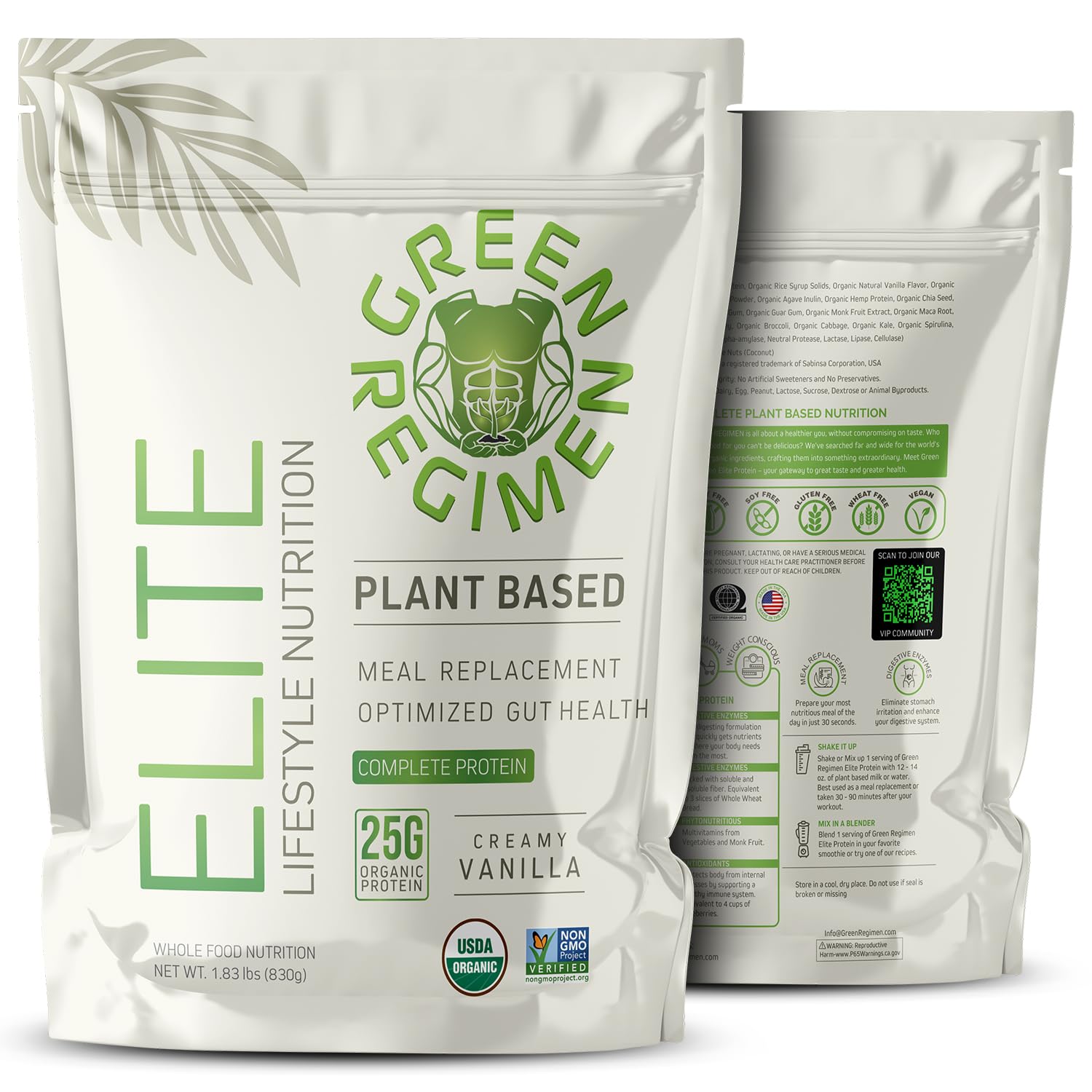 vanilla plant protein powder