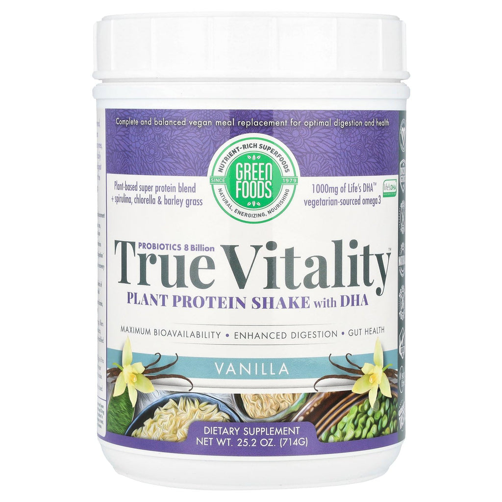 vanilla plant protein shake for energy