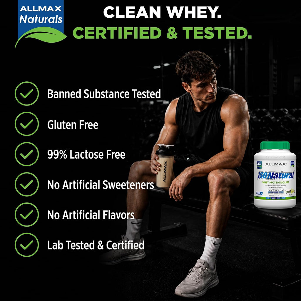 vanilla protein isolate for muscle recovery