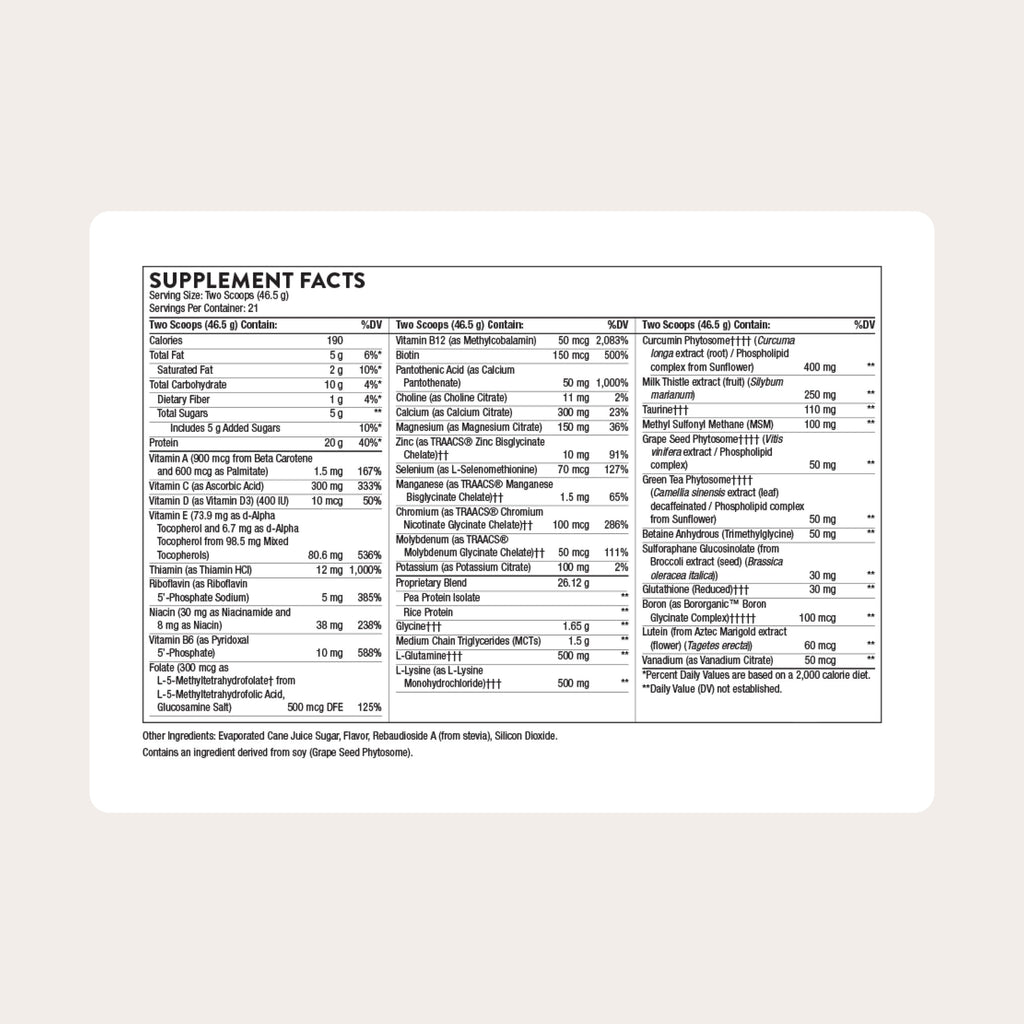 vanilla protein powder with antioxidants
