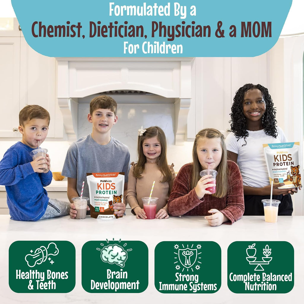 Vanilla protein shake for active children
