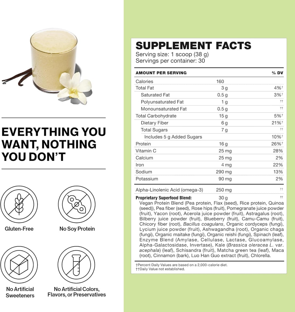 vanilla protein shake mix