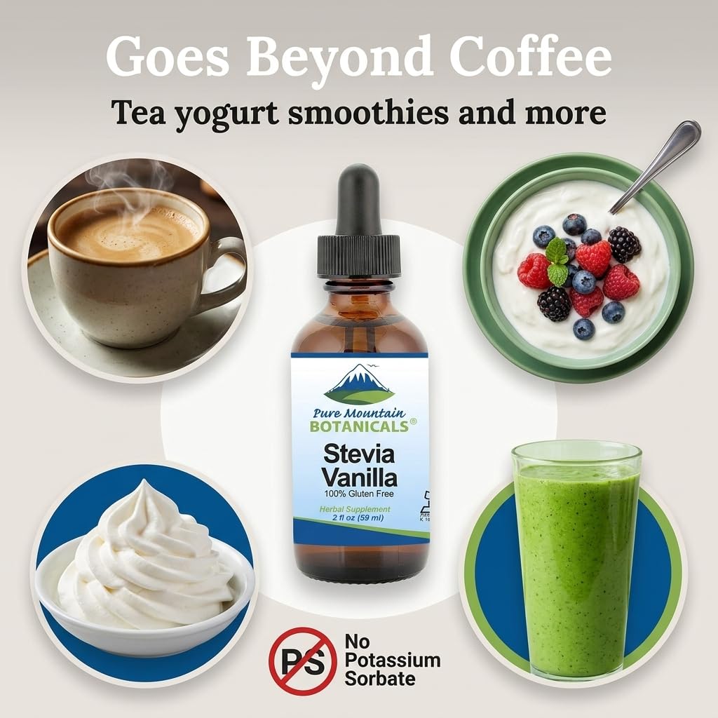 vanilla stevia drops for healthy desserts