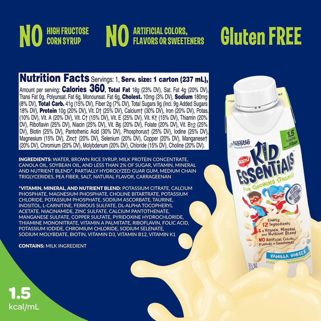 Vanilla Vortex kids nutritional drink