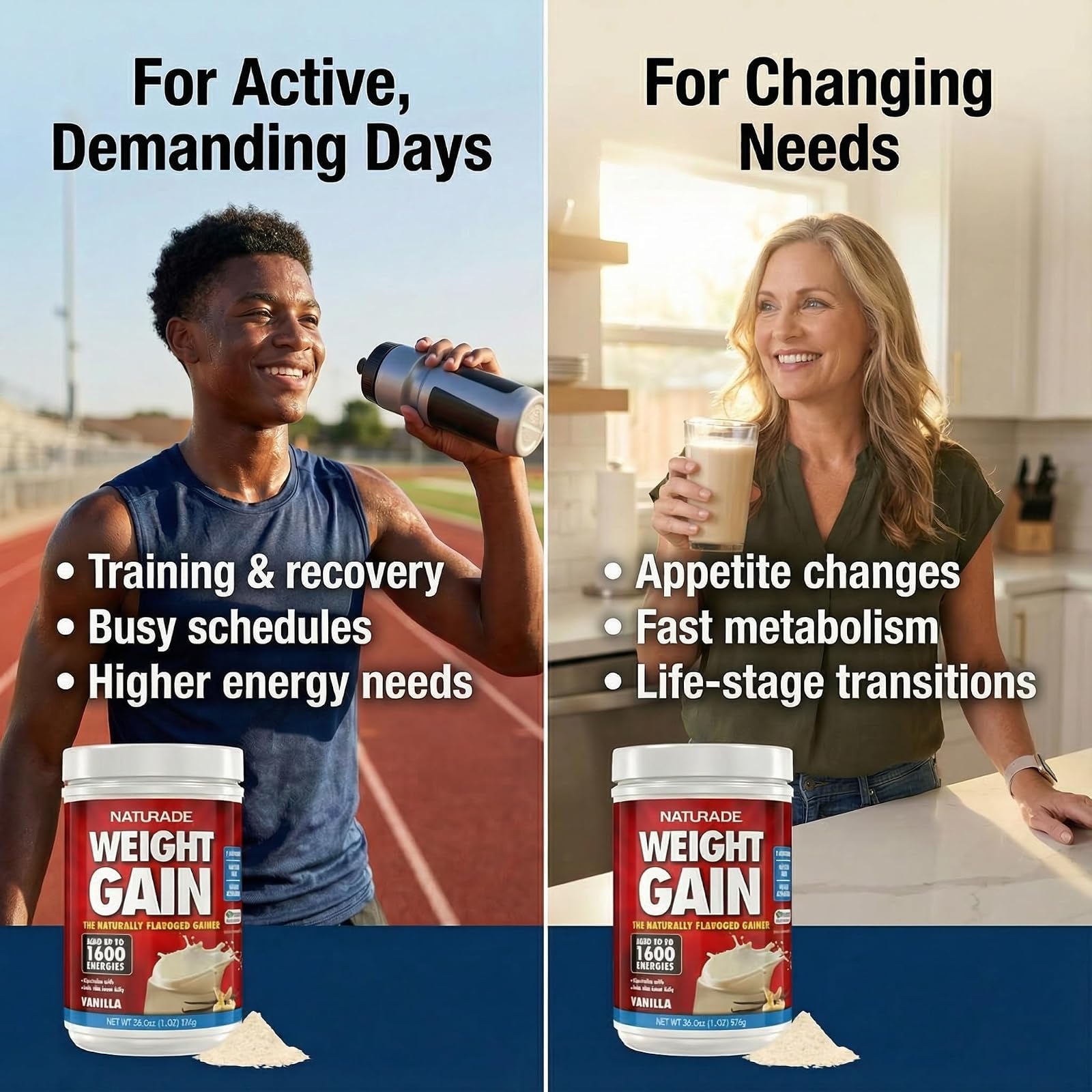 vanilla weight gain supplement powder