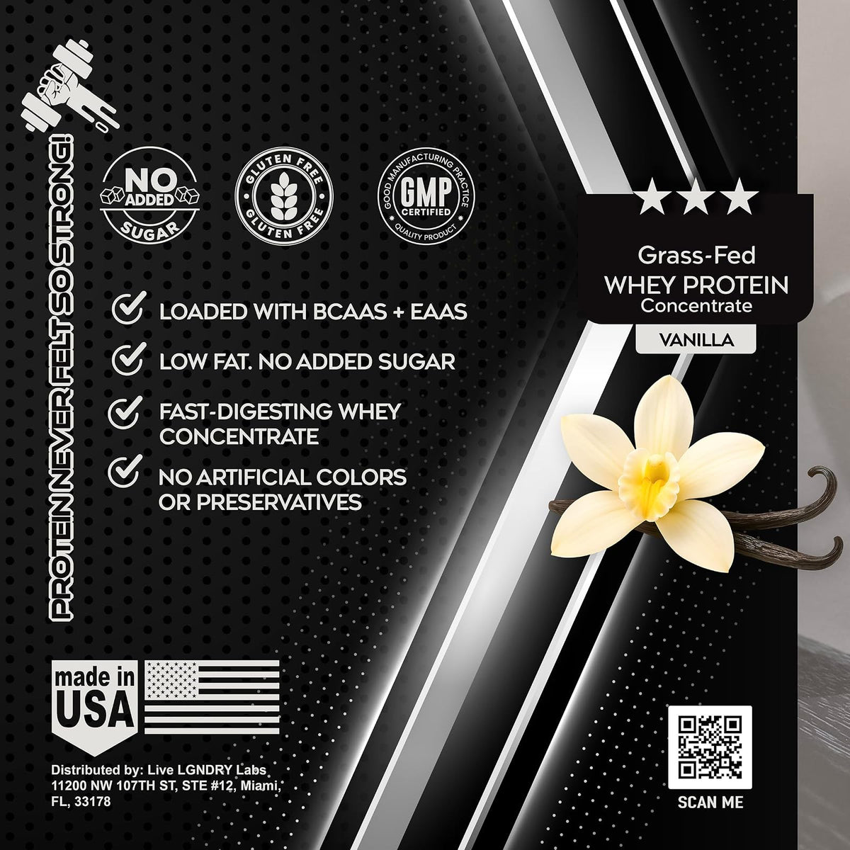 vanilla whey protein for muscle recovery