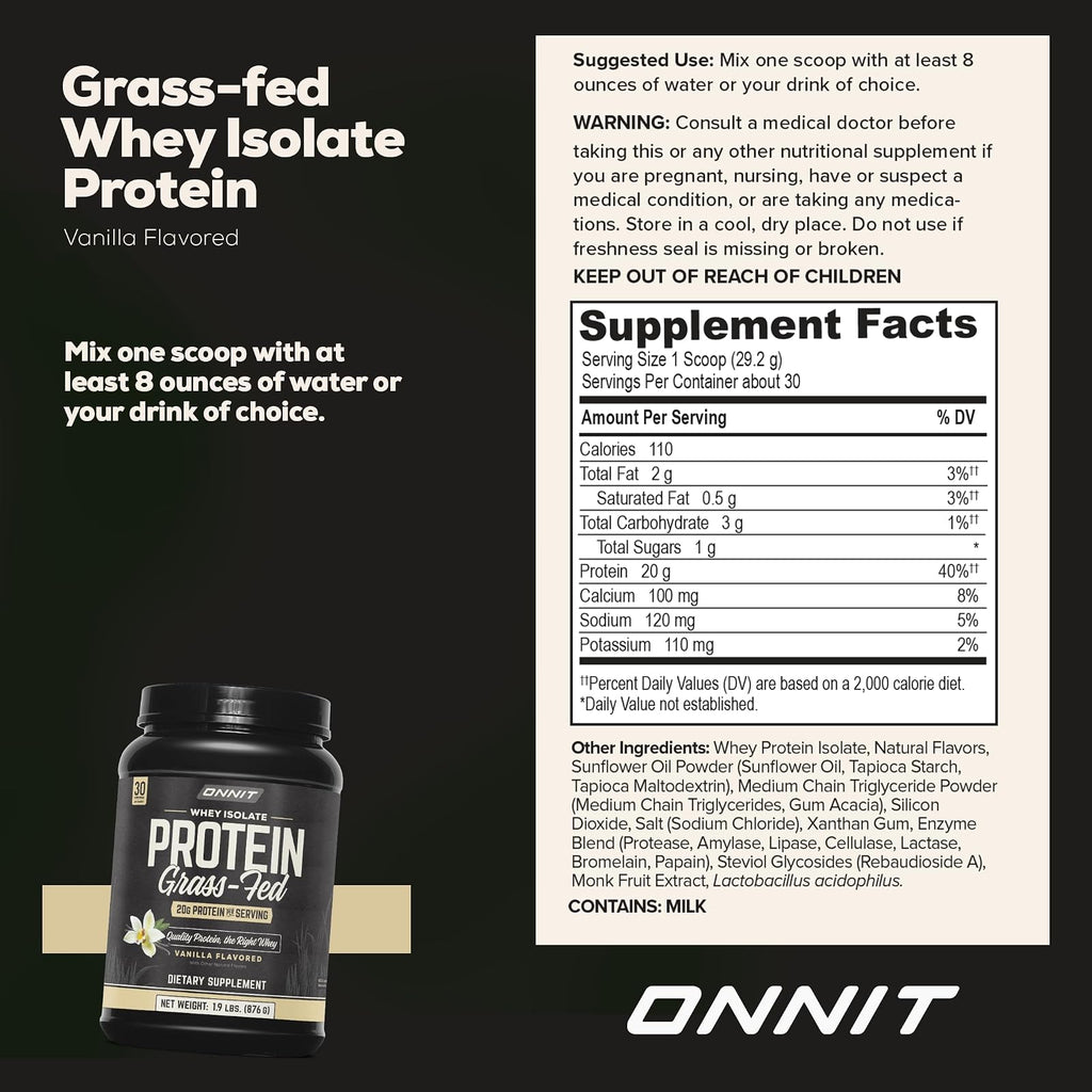 vanilla whey protein for muscle recovery