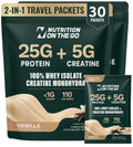 vanilla whey protein isolate pack