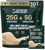 vanilla whey protein isolate pack