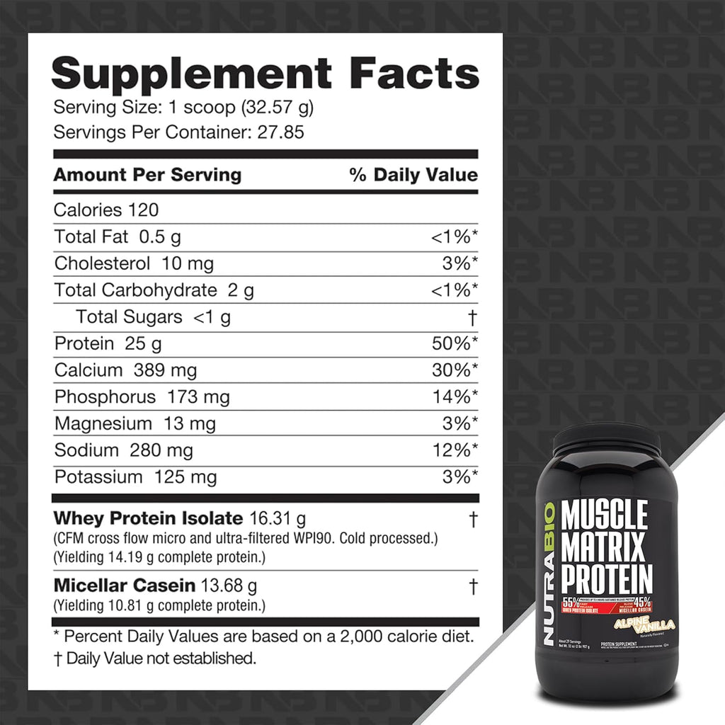 Vanilla whey protein powder for smoothies