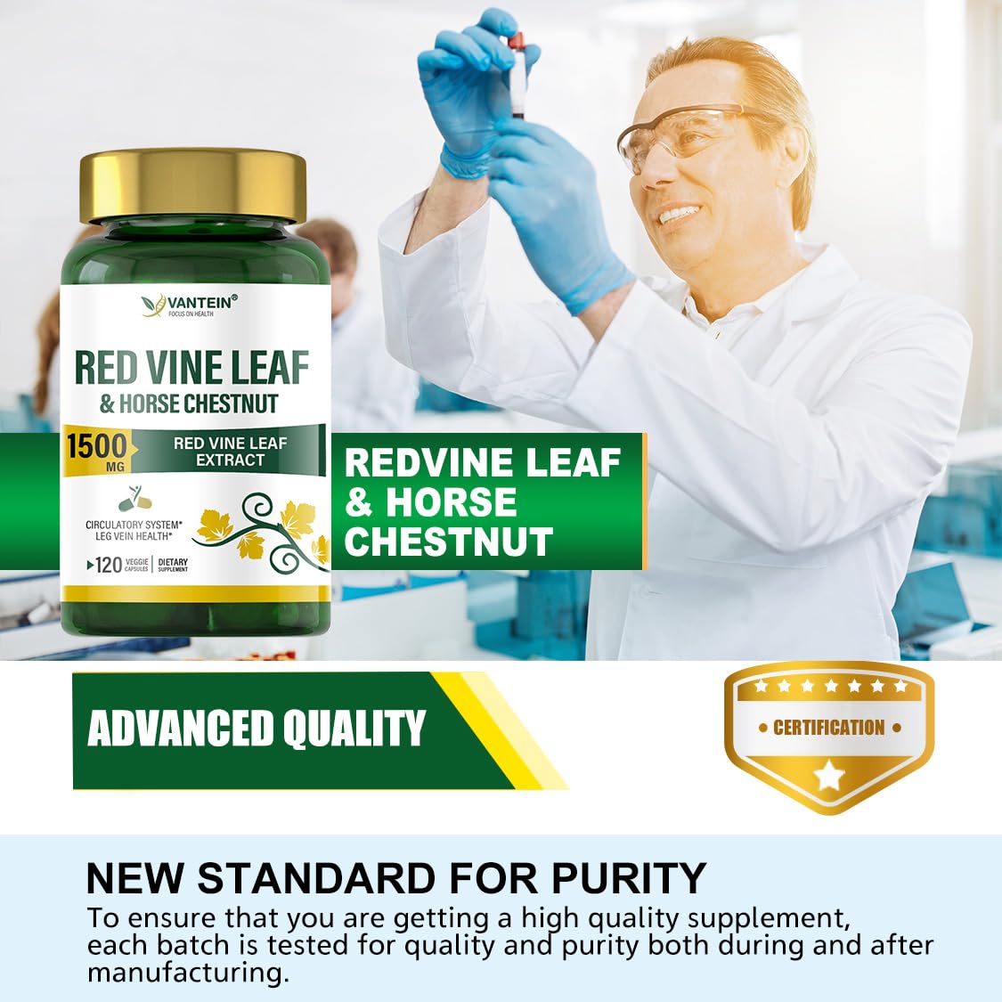 Vantein Health red vine leaf benefits
