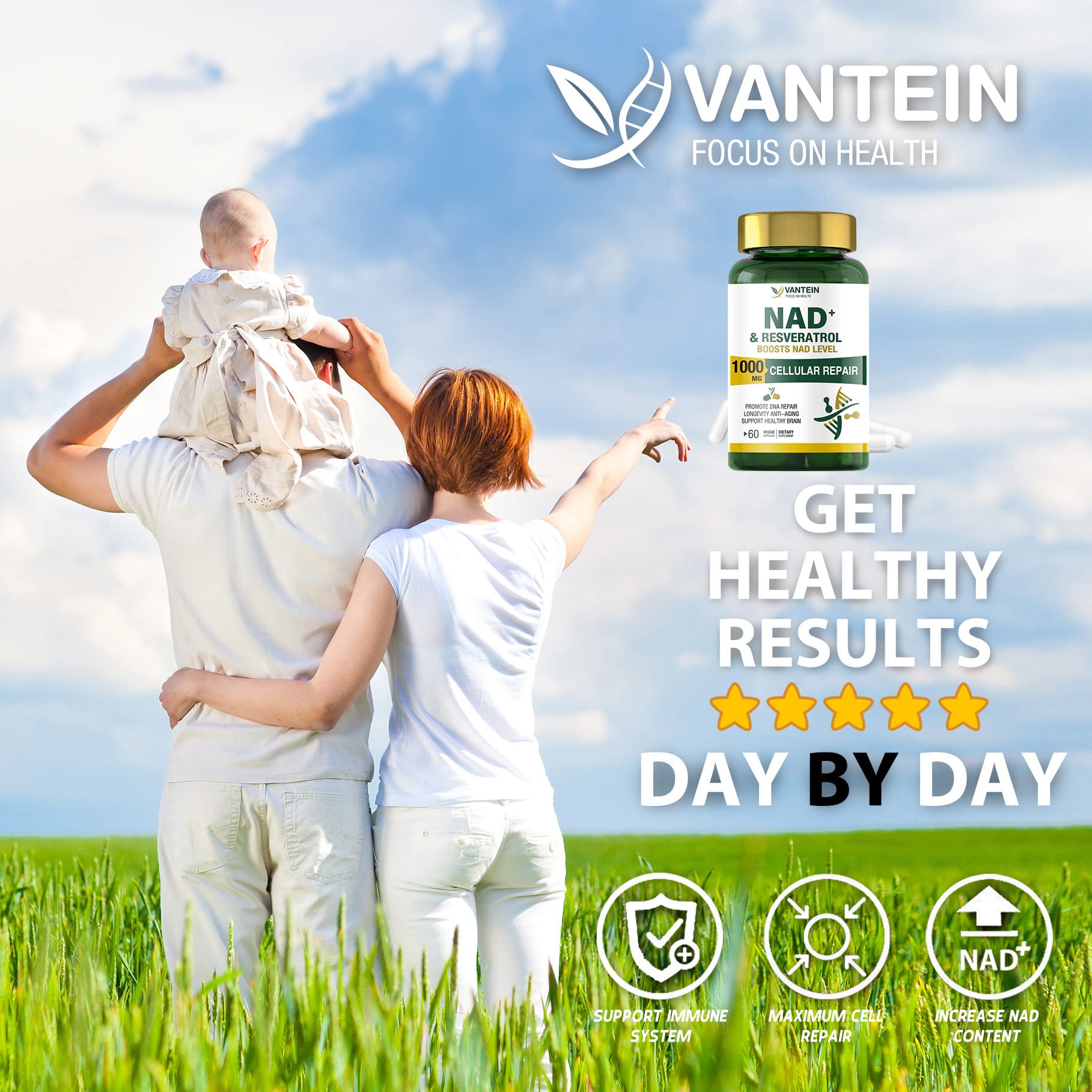 Vantein NAD for overall vitality