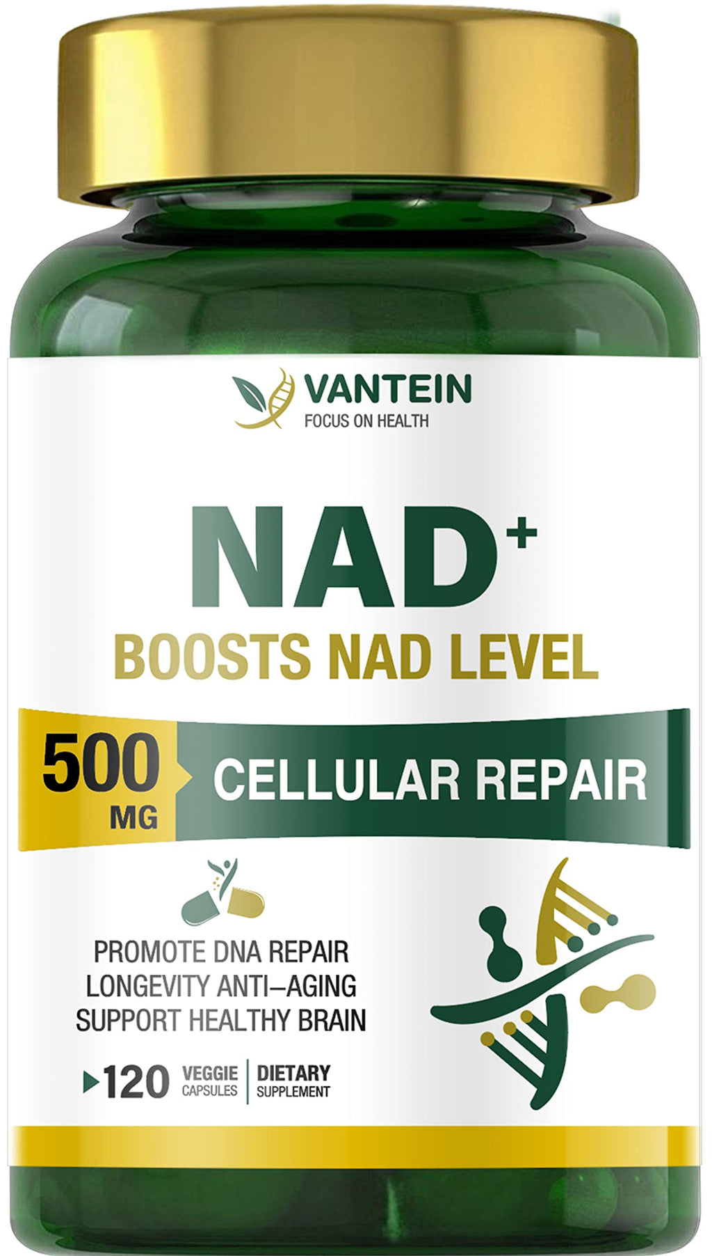 Vantein NAD supplement for skin health