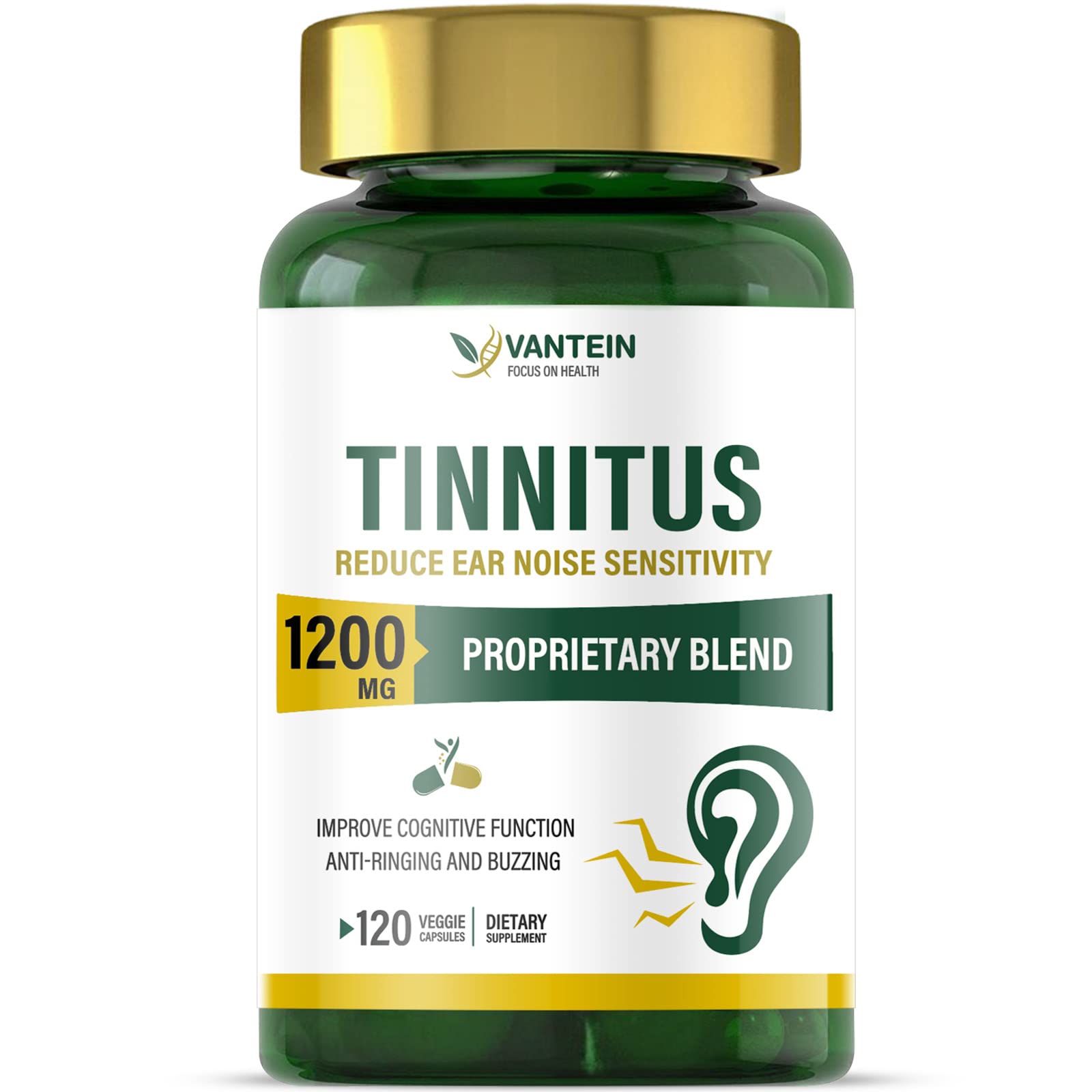 Vantein tinnitus relief supplements benefits