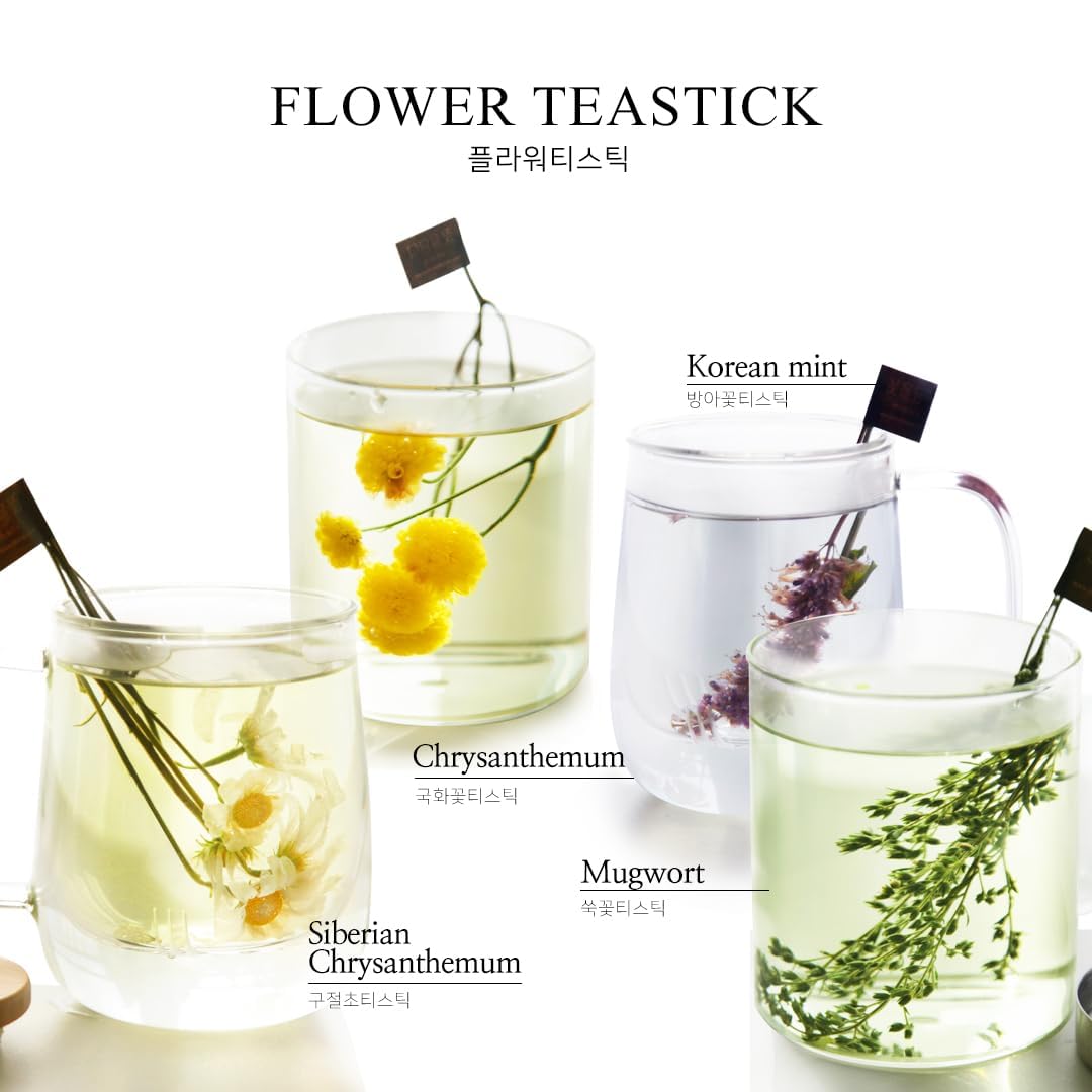 variety of herbal tea flavours