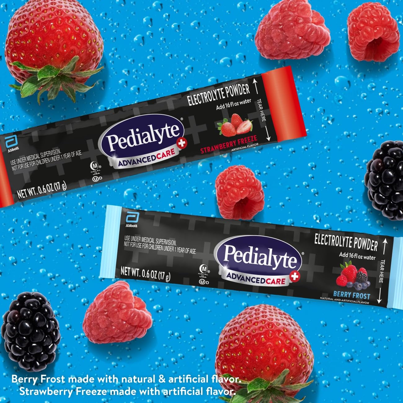 Variety pack electrolyte powder flavours