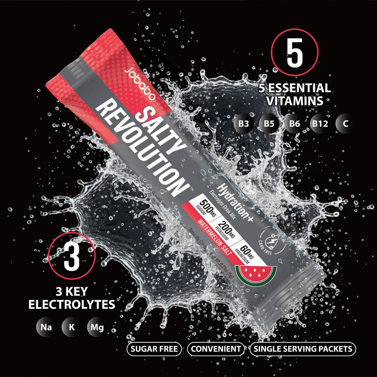 Variety pack electrolytes powder packets