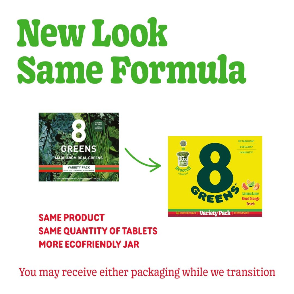 variety pack of 8Greens supergreens tablets