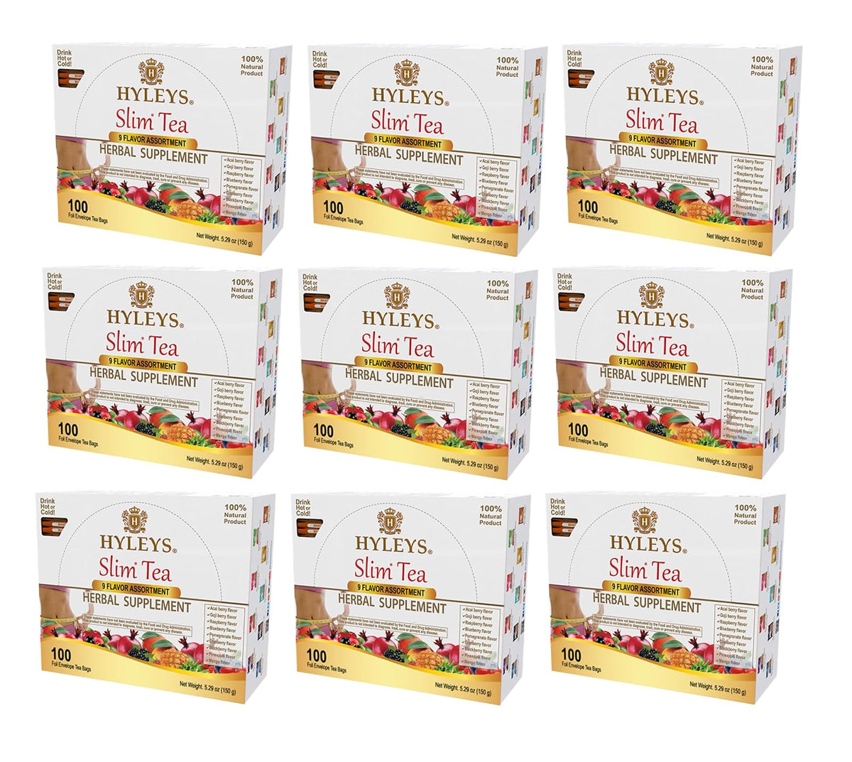 variety pack of chamomile tea bags
