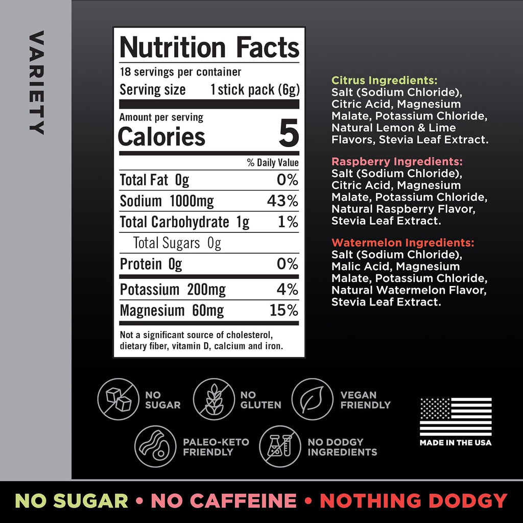 variety pack of electrolyte mixes